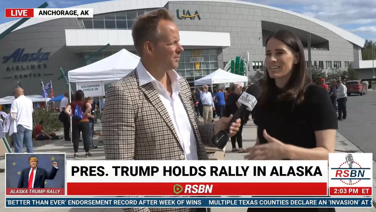 RSBN LIVE STREAM: President Trump Rally in Anchorage, Alaska Today ...